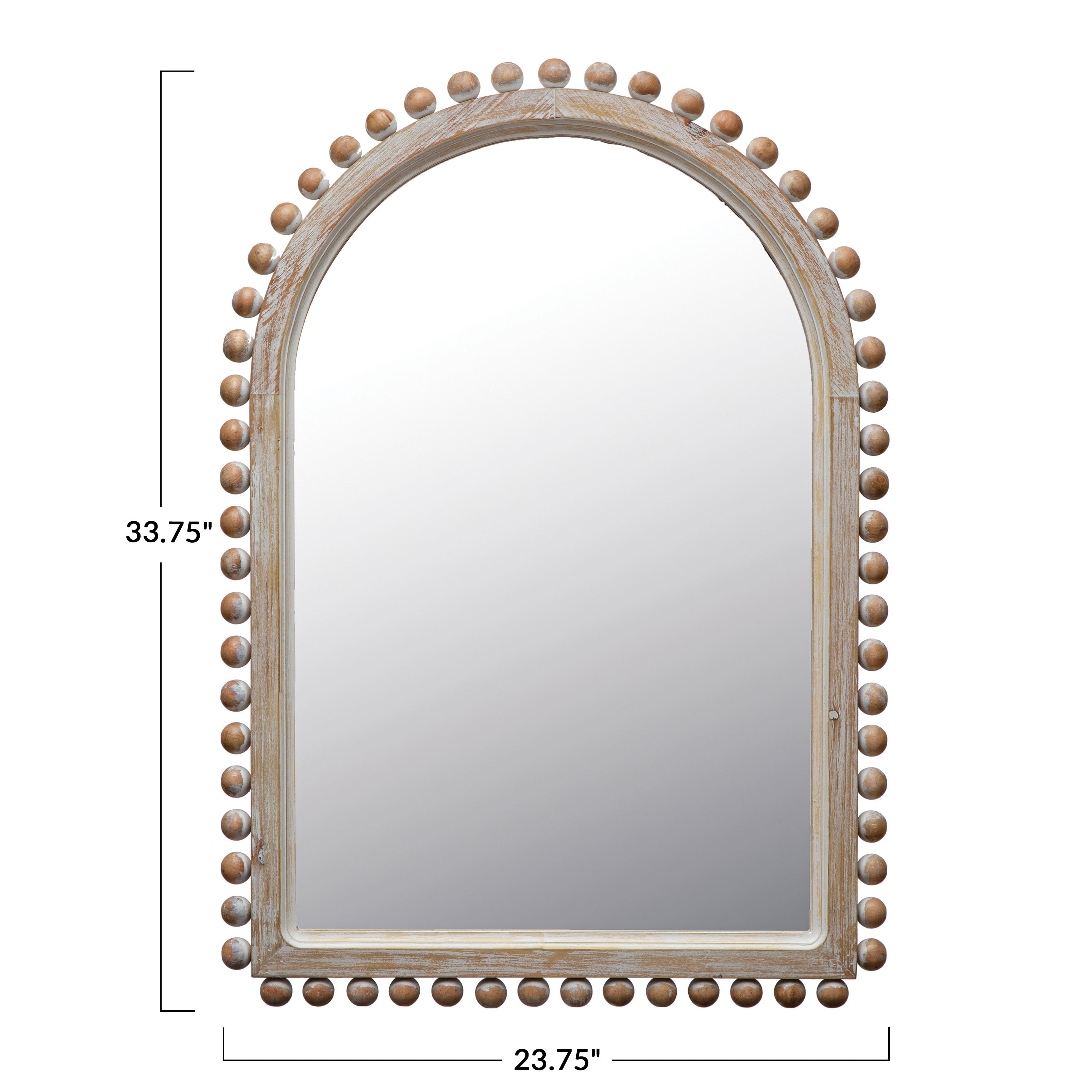 Hello Honey® Natural Bohemian Arched Framed Wall Mirror | Michaels