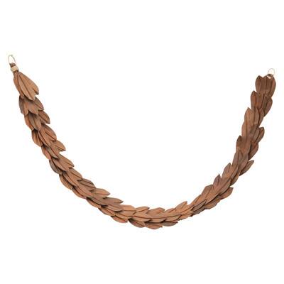 Hello Honey® 6ft. Brown Dried Buri Palm Leaf Garland | Michaels