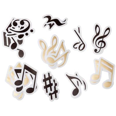 Buy in Bulk - 12 Pack: Music Notes Stickers by Recollections™ | Michaels