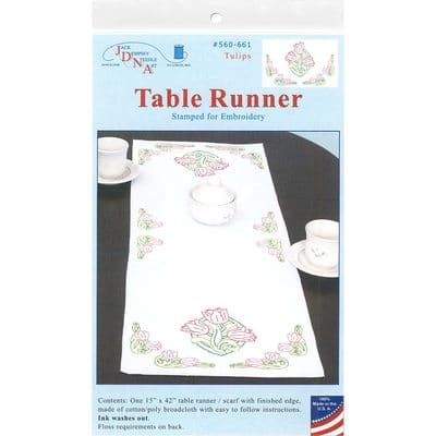 Jack Dempsey Tulips Table Runner/Scarf | Cloth & Canvas | Michaels