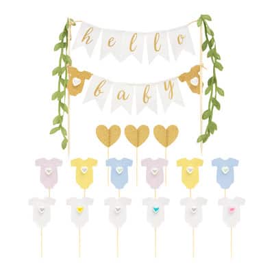Hello Baby Cake Topper Set by Celebrate It™ | Michaels