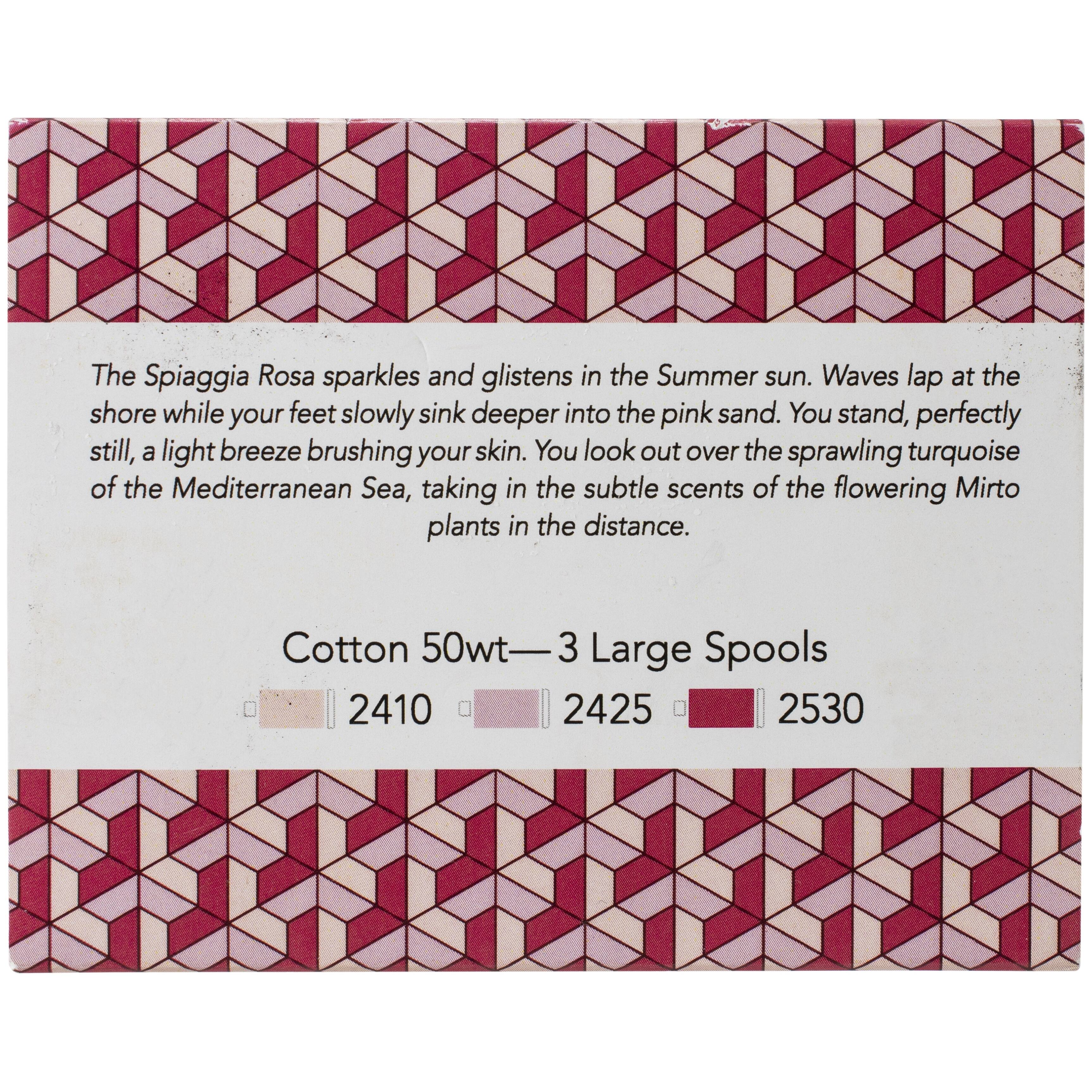 Aurifil™ 50wt Sardinia Pink Cotton Color Builder Thread Collection ...