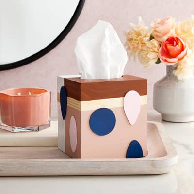 Modern Wood Tissue Box | Projects | Michaels