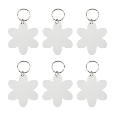 2.5" Flower Acrylic Keychains, 6ct. by Make Market® | Michaels