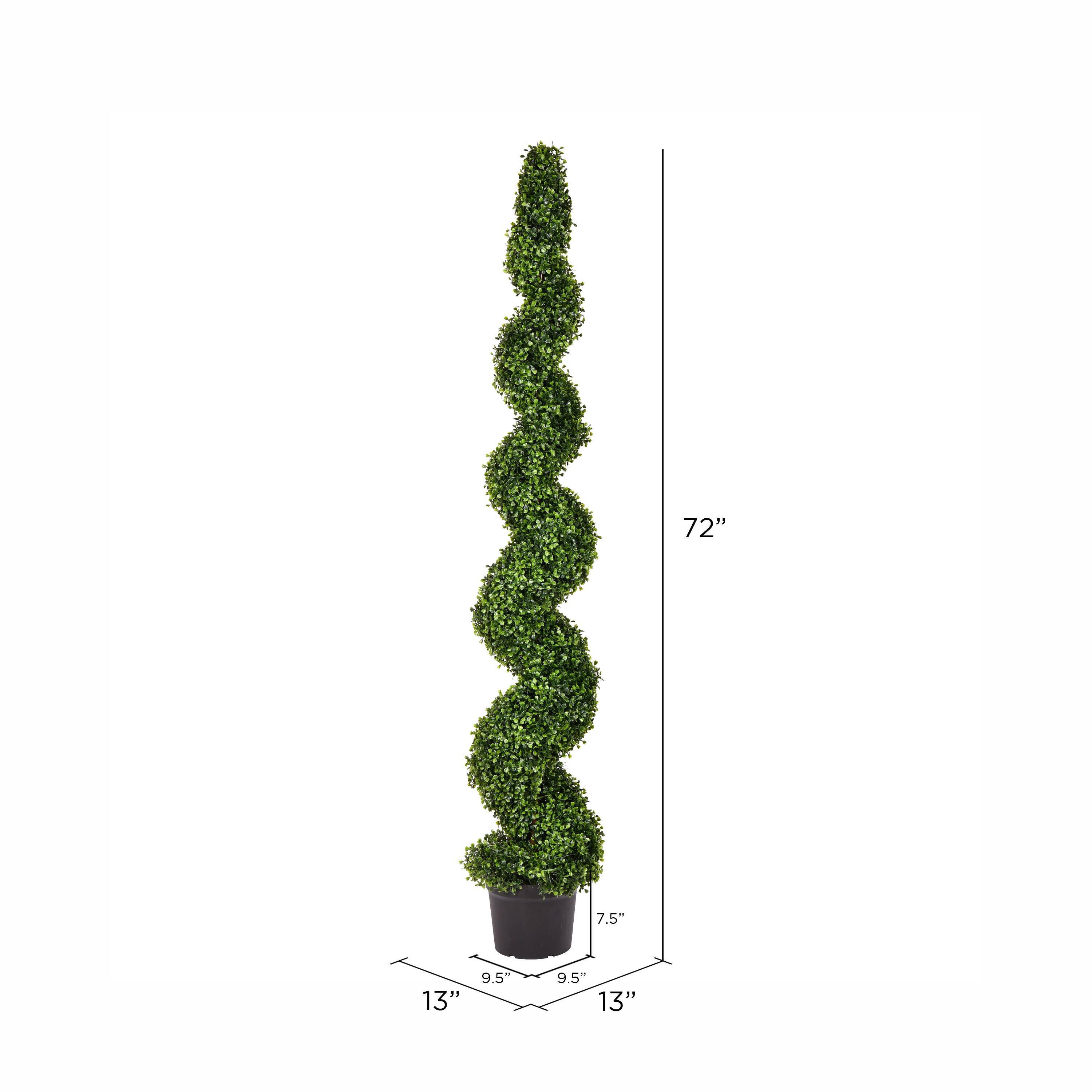 6ft. Potted Boxwood Spiral Tree | Michaels