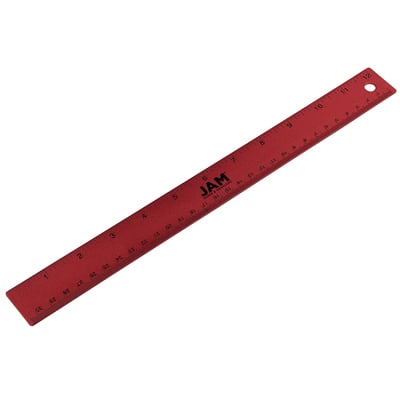 JAM Paper Metallic Stainless Steel Ruler | Michaels