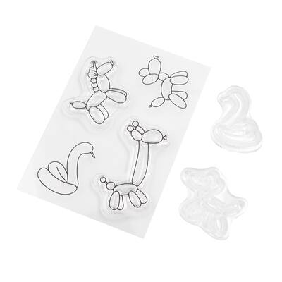 Mini Balloon Animals Clear Stamp Set by Recollections™ | Michaels