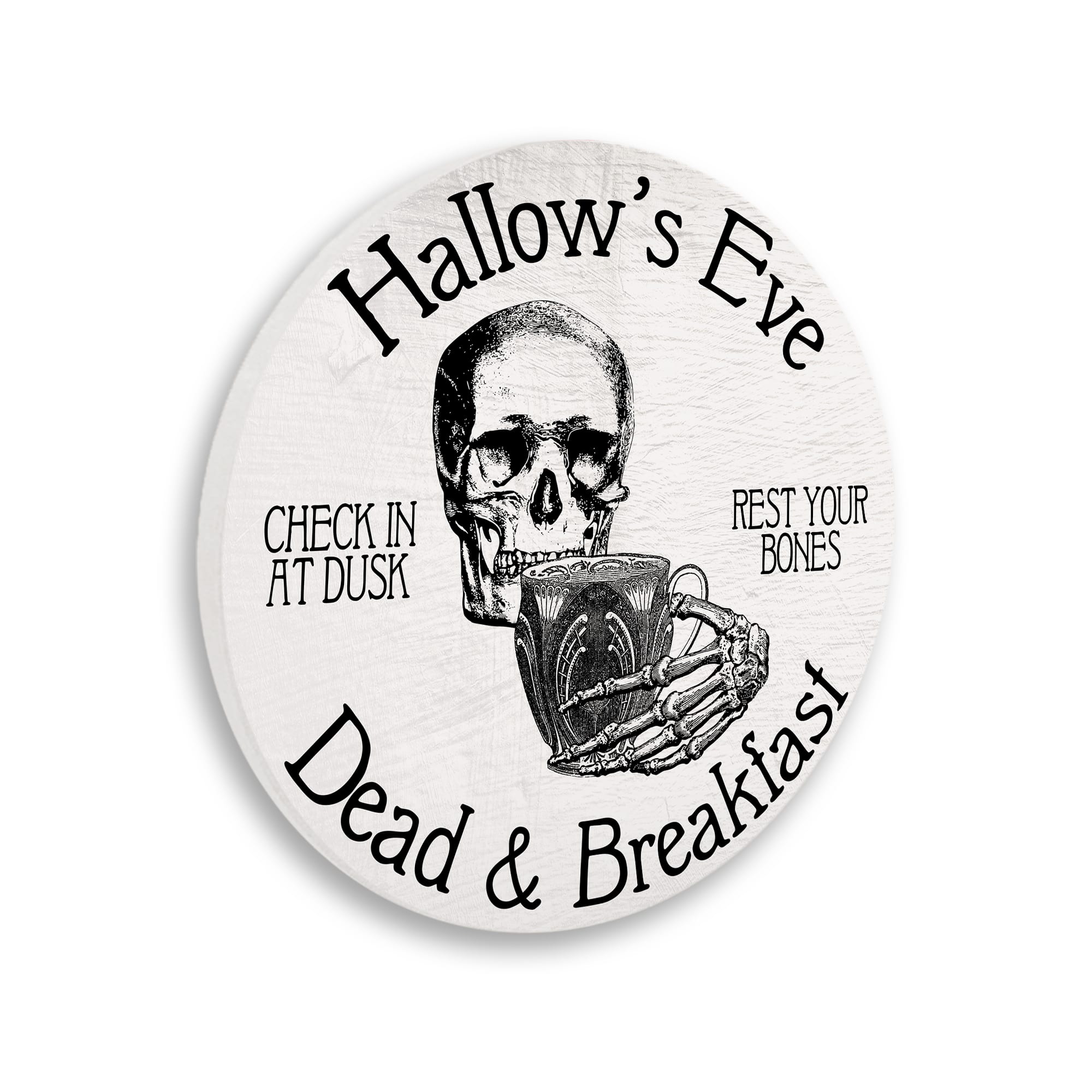 Stupell Industries Hallow's Eve Dead & Breakfast Sign Wall Plaque Art ...
