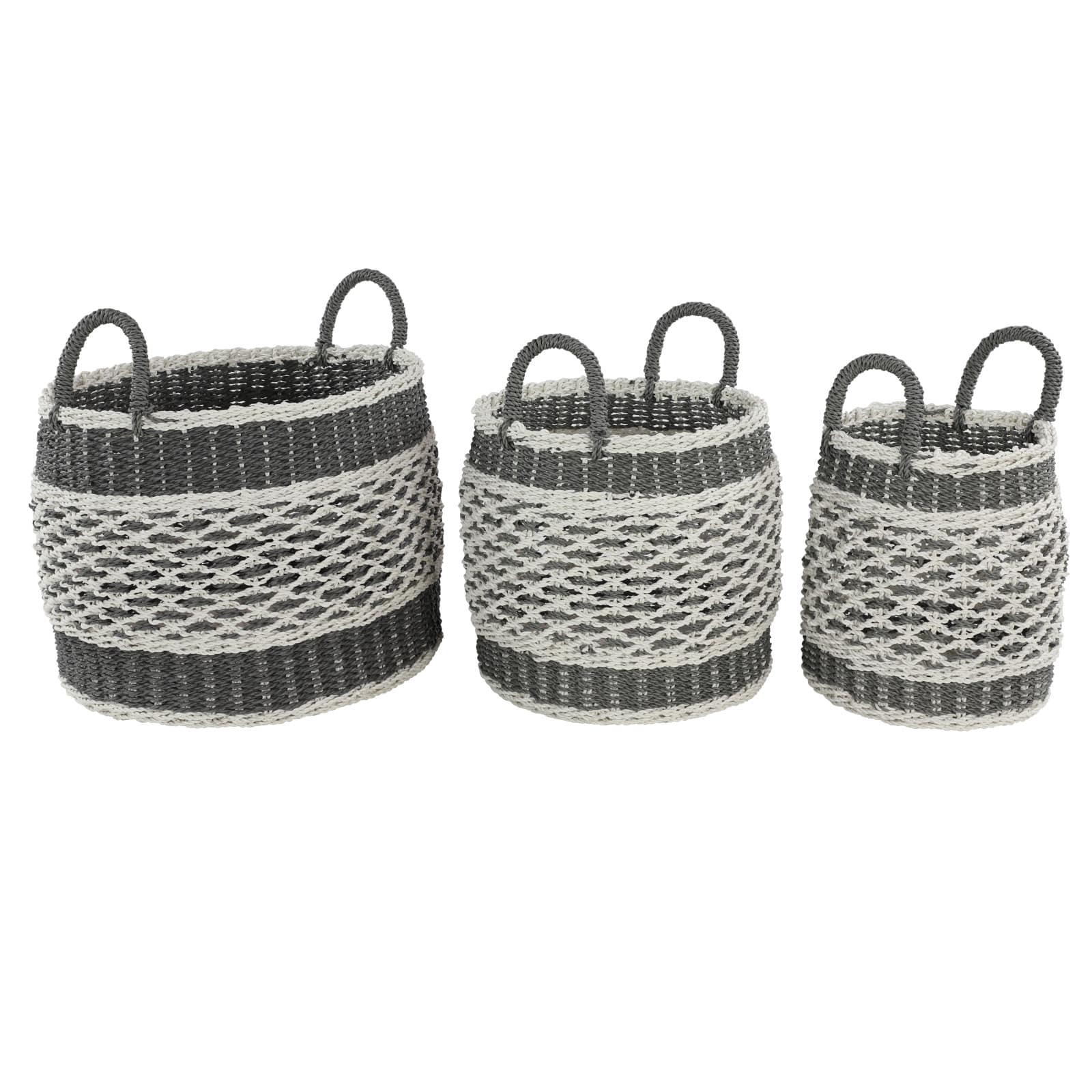 Gray Plastic Eclectic Storage Basket Set | Michaels