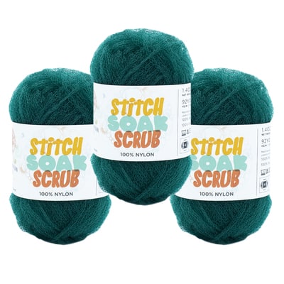 3 Pack Lion Brand® Stitch Soak Scrub Yarn | Michaels