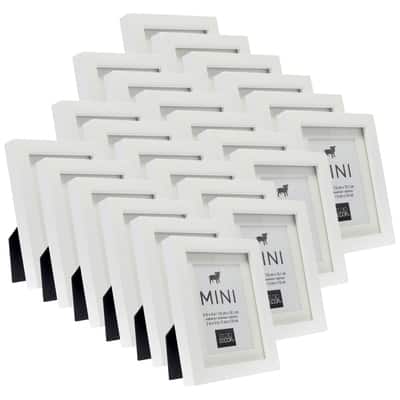 Buy in Bulk - 24 Pack: 2" x 3" Mini Frame with Mat by Studio Décor ...