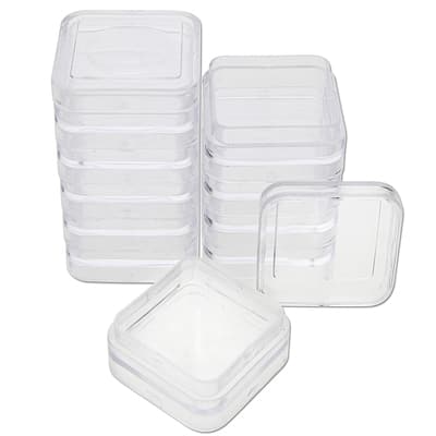 The Beadsmith® Personality Case Square Stacker Jar Set | Michaels