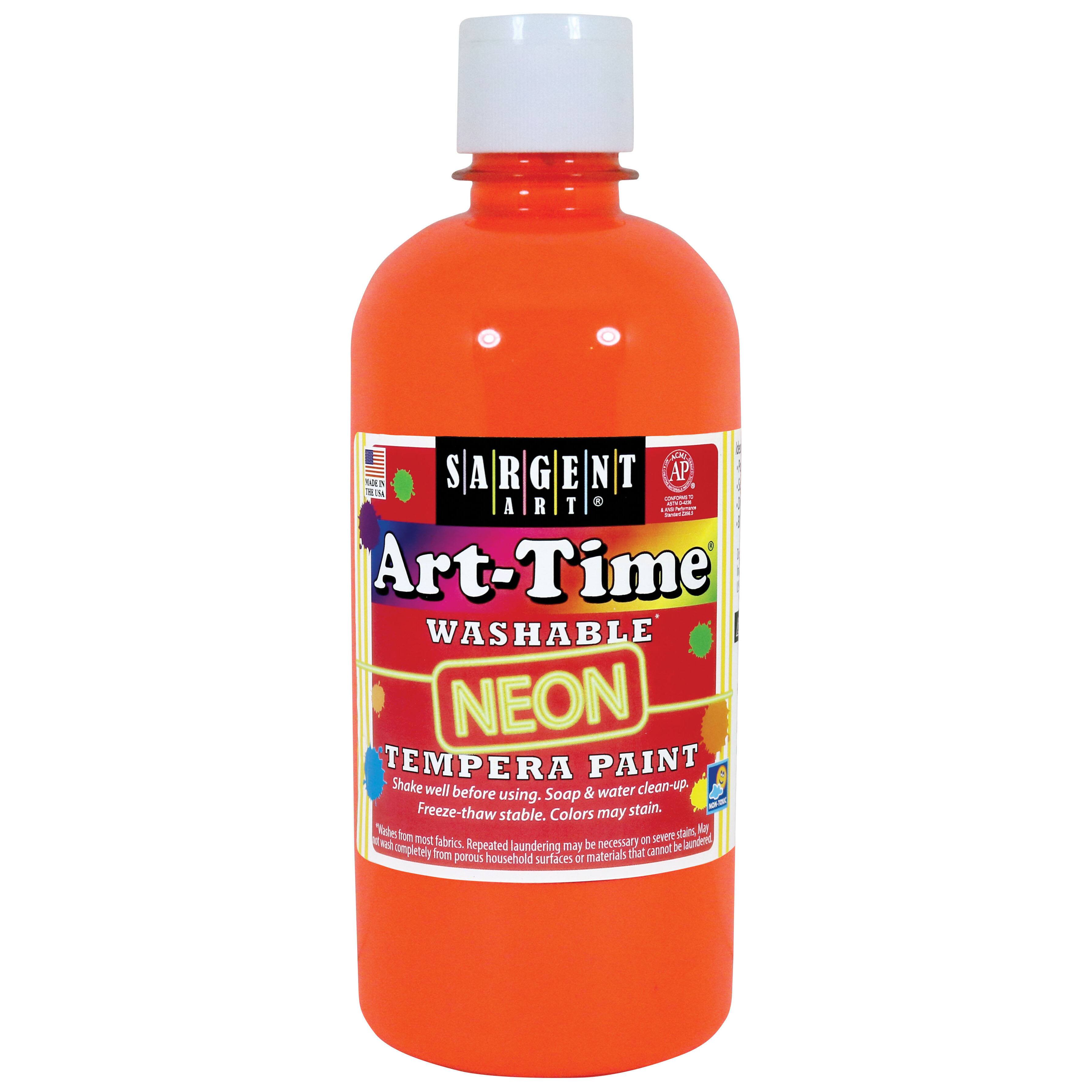 Sargent Art® Art Time® Washable® Neon Tempera Paint | Michaels