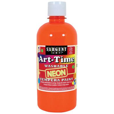 Sargent Art® Art Time® Washable® Neon Tempera Paint | Michaels