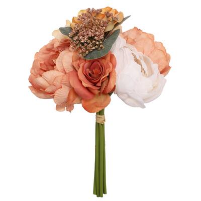 Peony & Rose Stem Bundle by Ashland® | Michaels