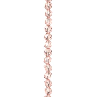 Pink Triangle Cut Glass Beads, 6mm by Bead Landing™ | Michaels