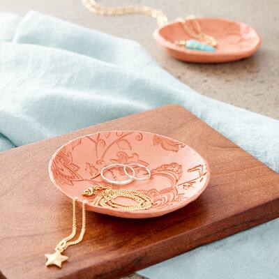Floral Textured Clay Bowl | Projects | Michaels