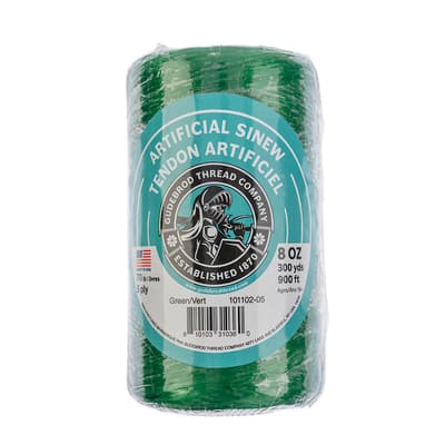 Gudebrod Artificial Sinew, 300yd., Color: Emerald Green | Michaels