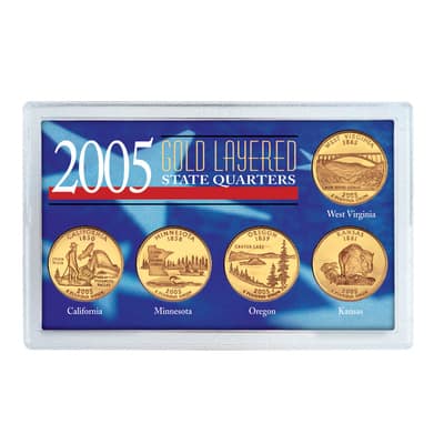 2005 Gold-Layered State Quarters | Michaels