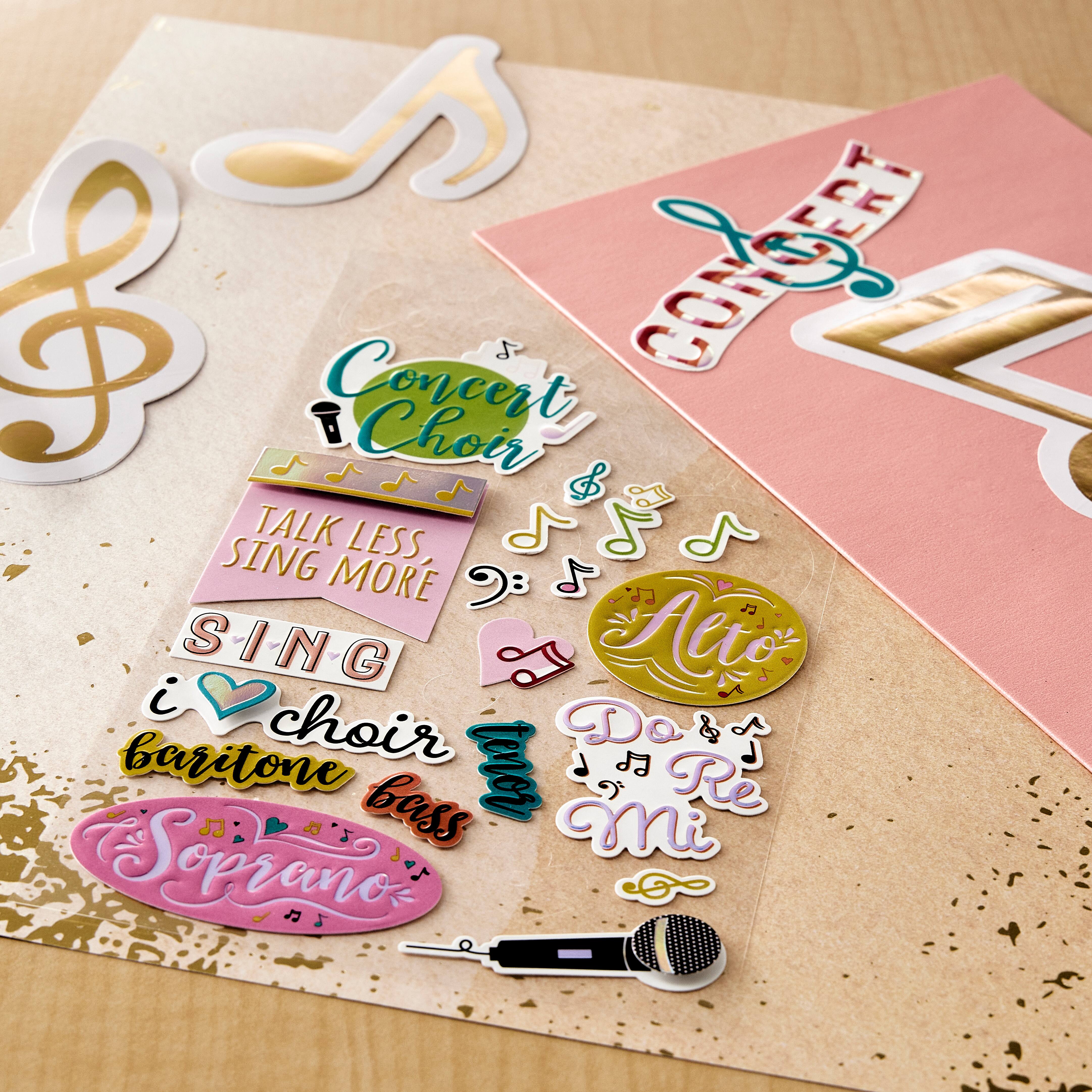 12 Pack: Choir Dimensional Stickers by Recollections™ | Michaels