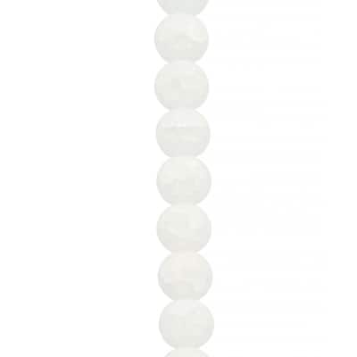 White Matte Crackled Quartz Round Beads, 12mm by Bead Landing™ | Michaels
