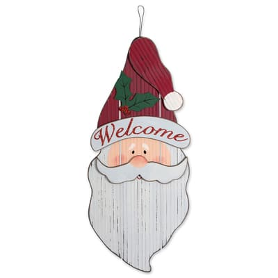 DII® Santa Claus Welcome Hanging Sign | Michaels