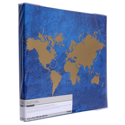 Navy Map Scrapbook Album by Recollections® | Michaels
