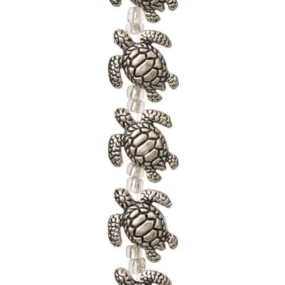 Silver Sea Turtle Metal Beads, 18mm by Bead Landing™ | Michaels