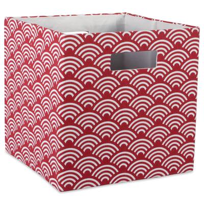 DII® 13" Polyester Waves Storage Cube | Michaels