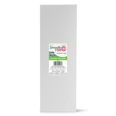 Buy in Bulk - 24 Pack: FloraCraft® SmoothFōM® 2" x 4" x 12" White Foam ...