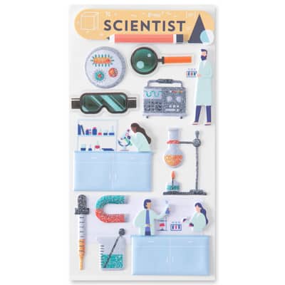 Scientist Dimensional Stickers by Recollections™ | Michaels
