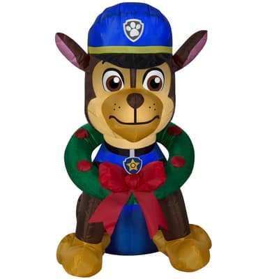 3ft. Airblown® Inflatable Christmas Nick Jr.™ Paw Patrol Chase with ...