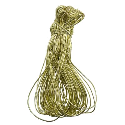 JAM Paper Metallic Elastic Loop, 50ct., Size: 10", Color: Gold | Michaels