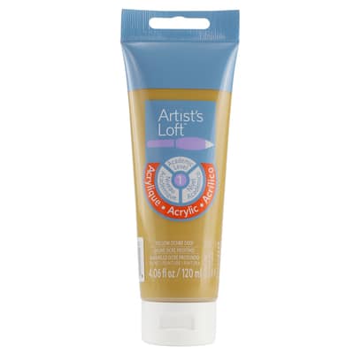 4oz. Acrylic Paint by Artist's Loft™, Color: Yellow Ochre Deep | Michaels