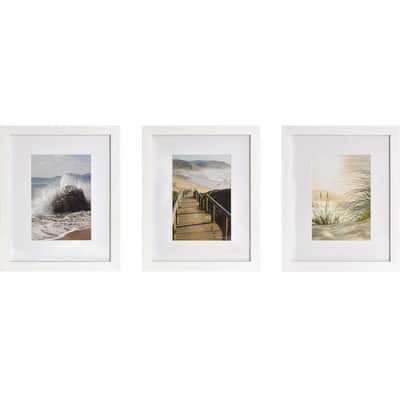 3 Pack Gallery™ White Frame with Mat by Studio Décor®, Size: 8" x 10 ...