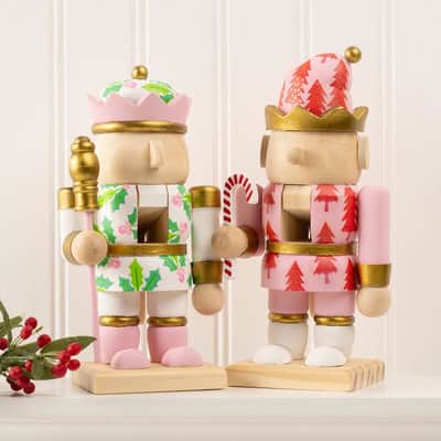Mod Podge® Holiday Napkin Nutcrackers | Projects | Michaels