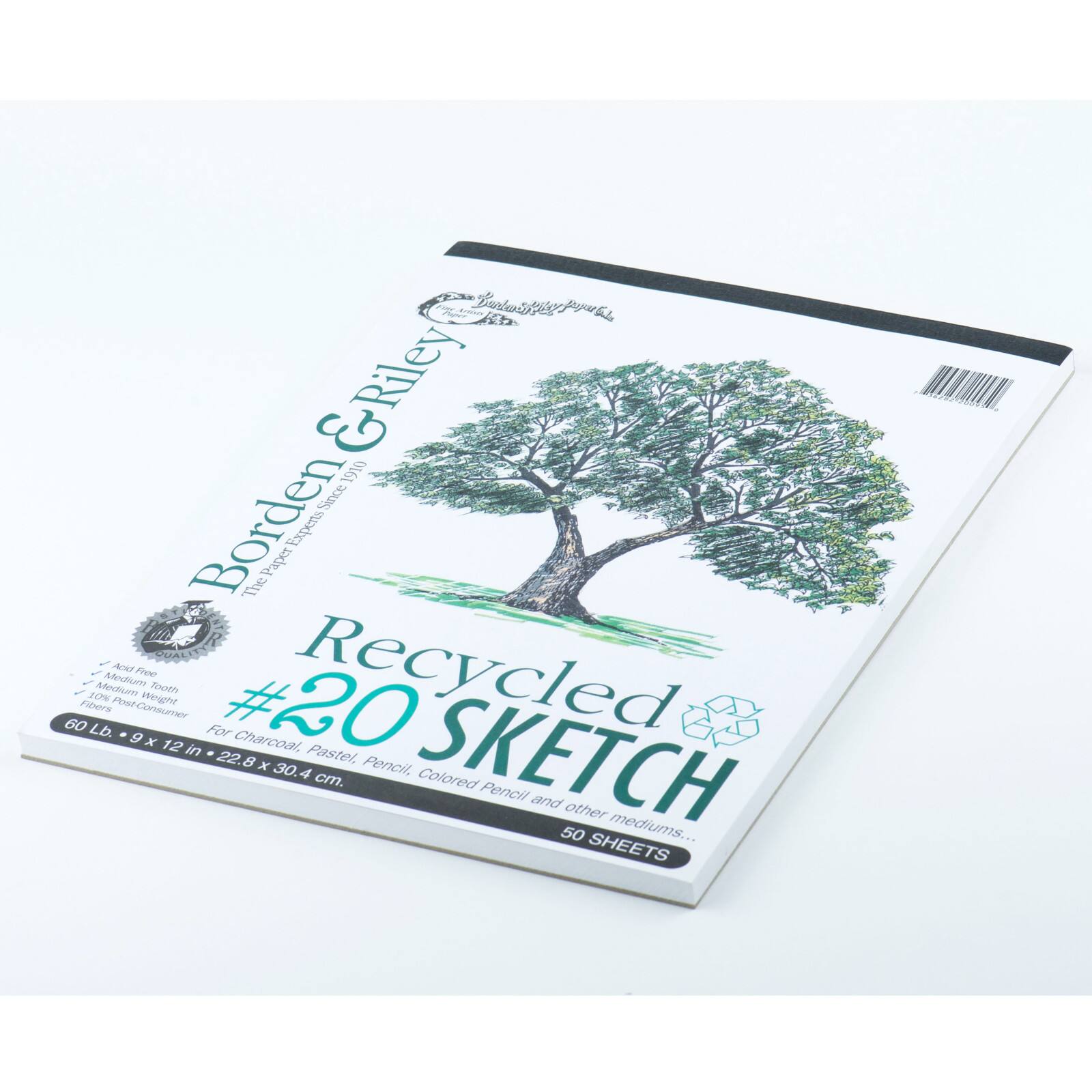 Borden & Riley #20 Recycled Sketch Paper Pad | Sketch & Drawing Paper ...