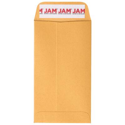 JAM Paper Brown Kraft Manila Coin Business Recycled Envelopes | Michaels