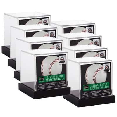 Buy in Bulk - 8 Pack: Baseball Display Case by Studio Décor® | Michaels