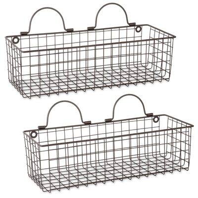 DII® Medium Wire Wall Baskets, 2ct., Color: Bronze | Michaels