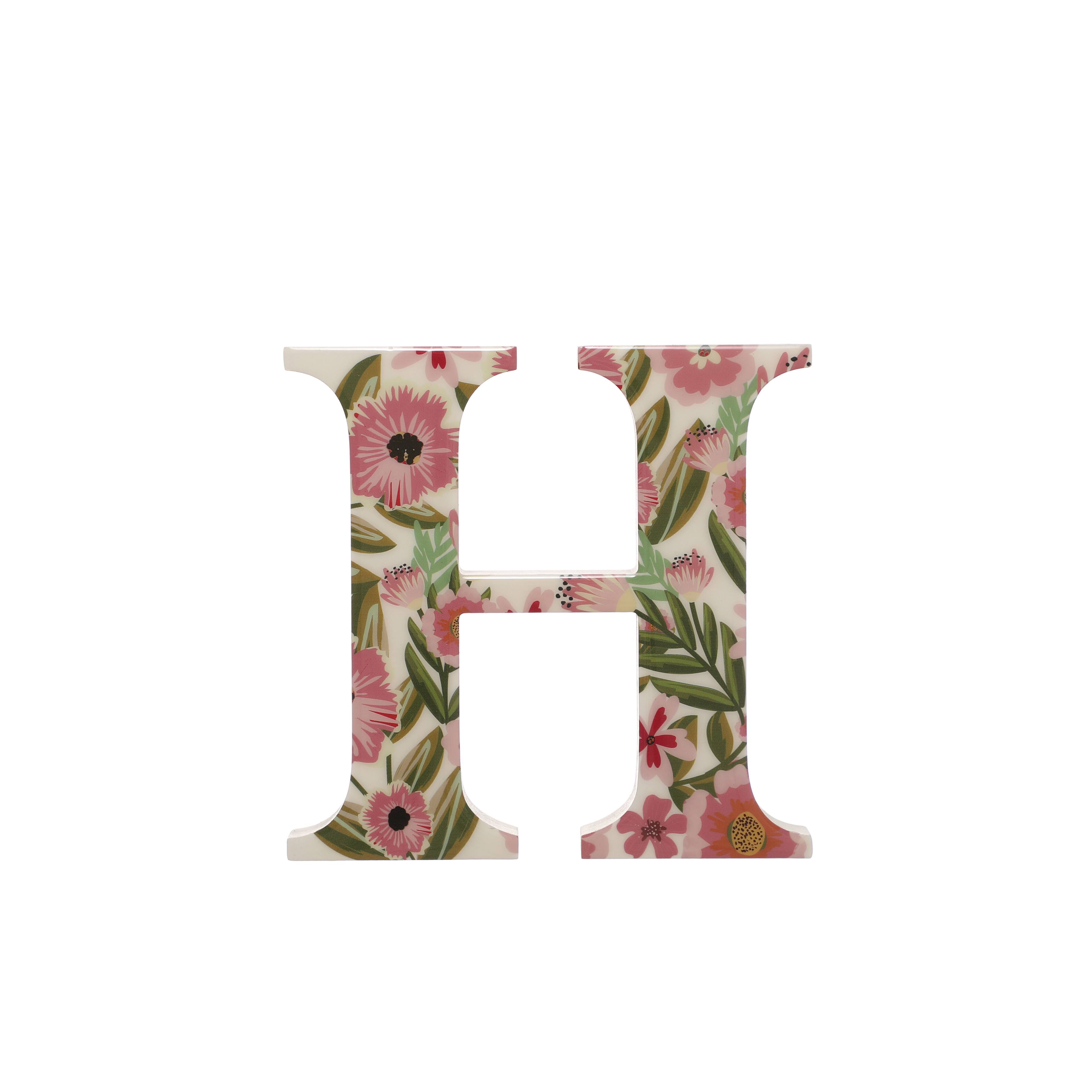 8" Spring Print Monogram Letter by Ashland® | Michaels