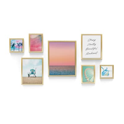 Gold 7 Piece 123 Gallery Wall Frame Set By Studio Décor Michaels