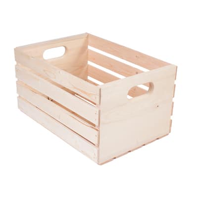 18" x 12.5" Pine Wood Crate by Make Market® | Michaels