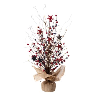 Glitzhome® 20" American Berry Table Tree | Michaels