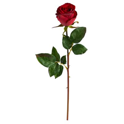 Red Rose Bud Stem, 6ct. | Michaels