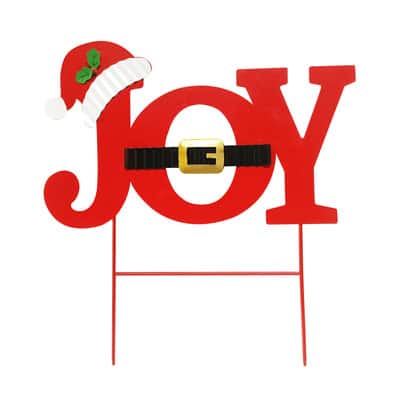 Joy Metal Yard Sign by Ashland® | Michaels