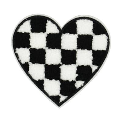 Checker Heart Iron On & Adhesive Patch by Make Market® | Michaels