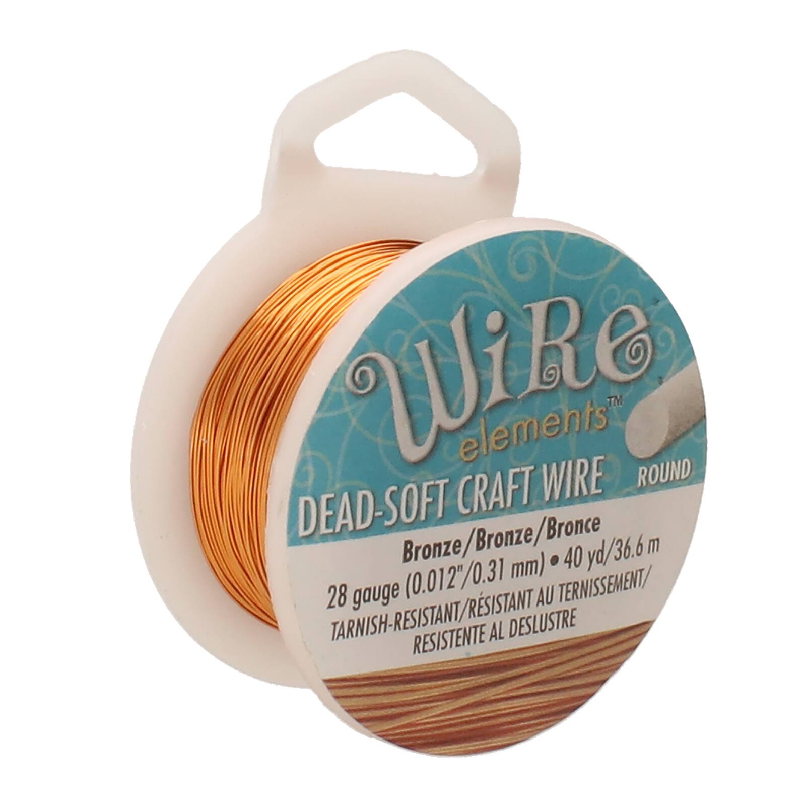 The Beadsmith® Wire Elements™ 28 Gauge Tarnish Resistant Soft Temper Wire, 40yd. | Michaels