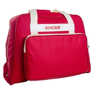 SINGER® Brick Red Sewing Machine Carry Case | Michaels