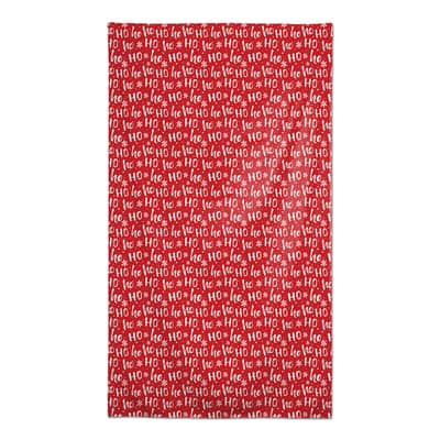 102'' Ho Ho Ho Pattern Tablecloth | Michaels